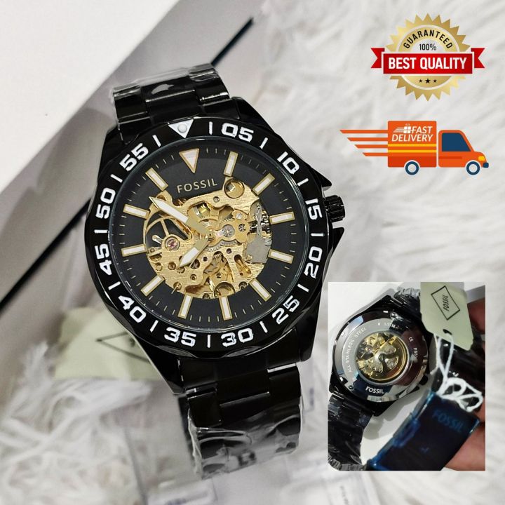 Fossil Fully Automatic Men Watch Casual Non-Tarnish Japan Movement ...