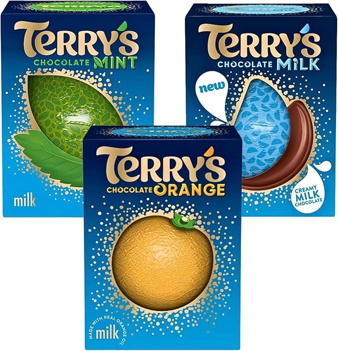 Terry's Chocolate Bundle with Chocolate Orange Milk Chocolate Box 145g ...