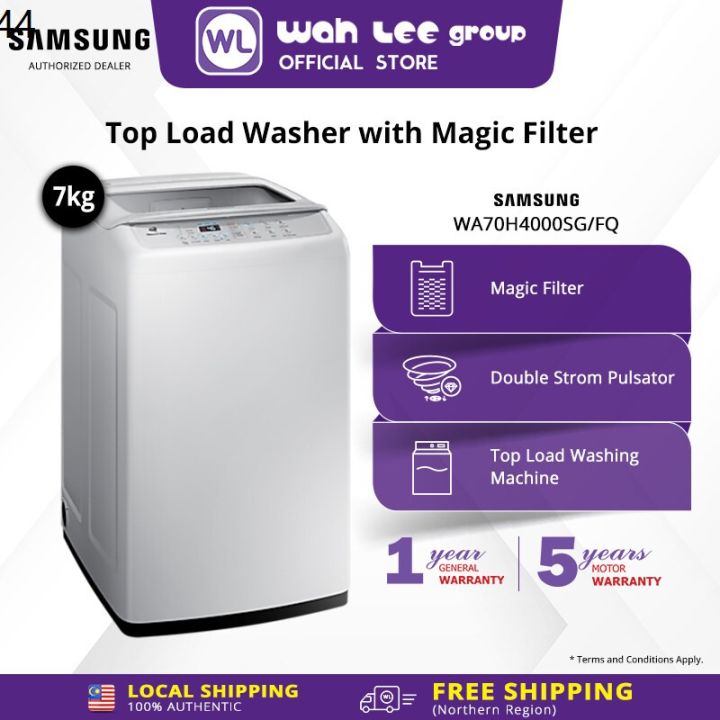 ♜Samsung 7KG Top Load Fully Automatic Washing Machine WA70H4000SGFQ ...