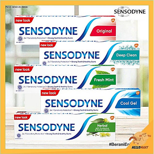 Sensodyne Odol Pasta Gigi / Toothpaste / Perawatan Mulut Fresh Mint ...