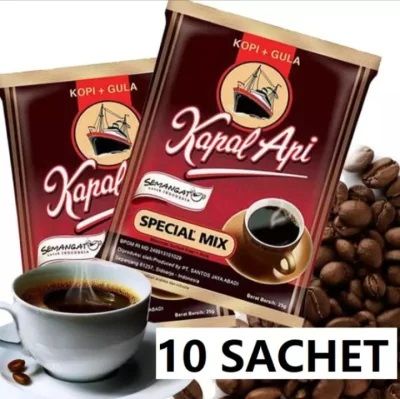 HARGA TERJANGKAU Kopi Kapal Api Special Mix 10 sachet | Lazada Indonesia