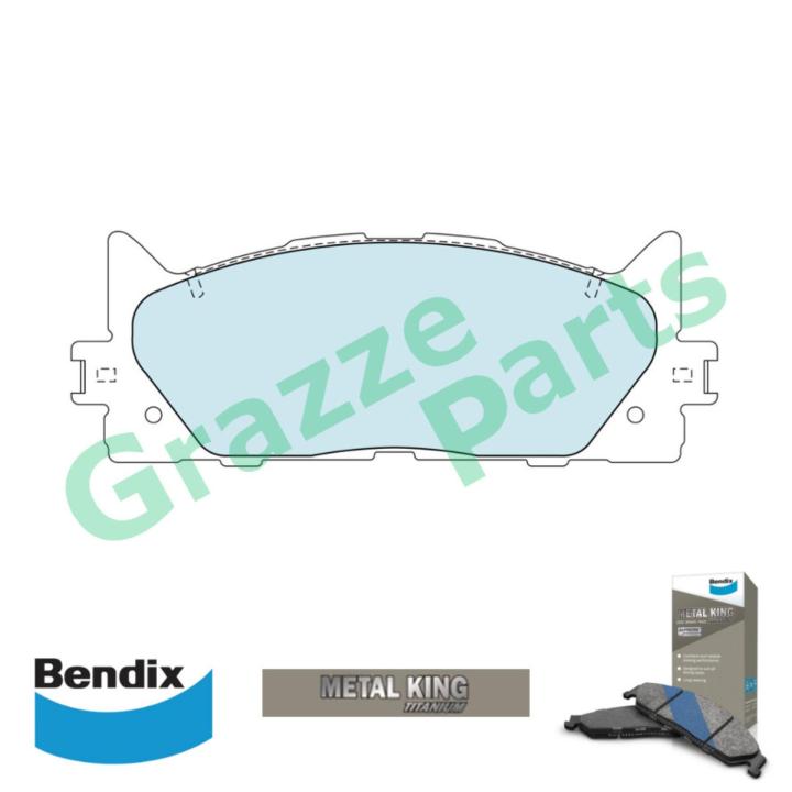 Bendix Metal King Titanium Disc Brake Pad Front DB1800 - Toyota Camry ACV40 ACV5 | Lazada