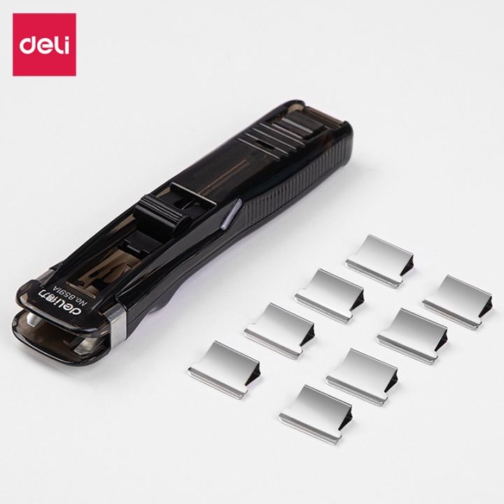 Non-hole stapler Metal Push Clamp Binder School Office File Document ...