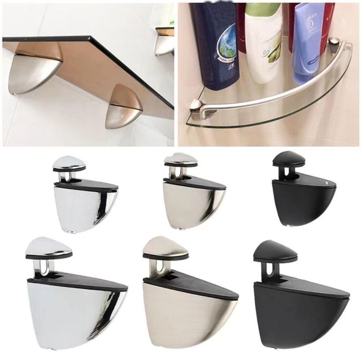 Zinc Alloy Adjustable Glass Clamp Holder Wood Glass Clamp Bracket Wall ...