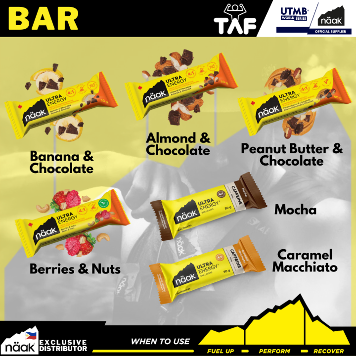 Naak Ultra Energy Bar Caffeine Caramel Macchiato | Lazada PH
