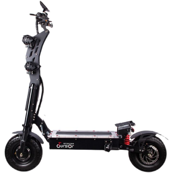 13-inch high-speed dual-drive electric scooter can be folded into a ...