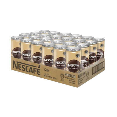 NESCAFE LATTE CAN DRINK 240ML X 24 CANS (1 CARTON) | Lazada