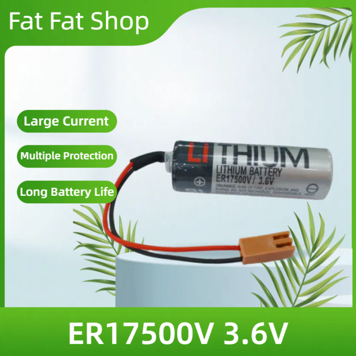 ER17500V 3.6V For Omron CS1W-BAT01 PLC battery lithium battery for injection molding machine ...