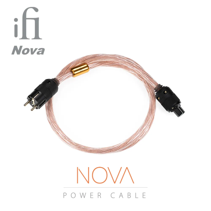 iFi Nova 1.8m HiFi Audio Active Filtered Power Cable Geometric Pure ...