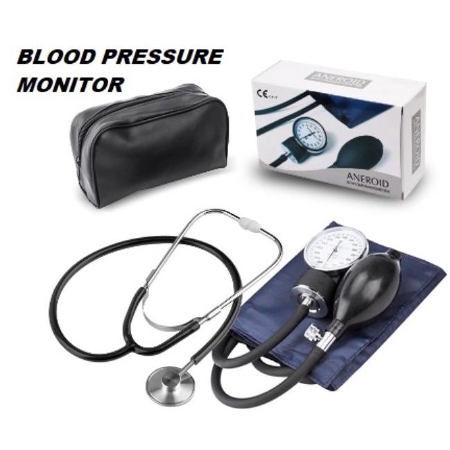 BP Arm Cuff Manual Blood Pressure Monitor Set with Stethoscope | Lazada PH
