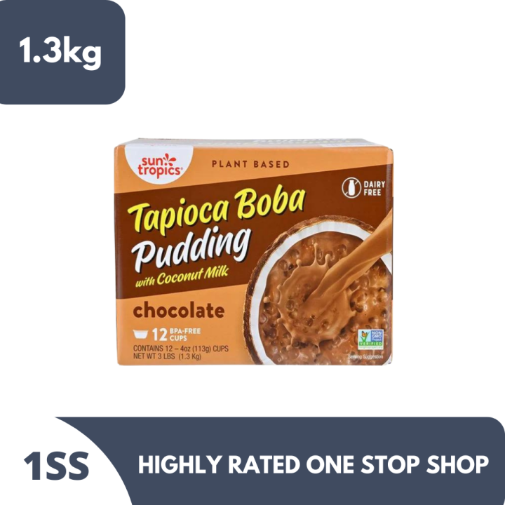 Tapioca Boba Pudding with Coconut Milk, Chocolate 1.3kg | Lazada PH