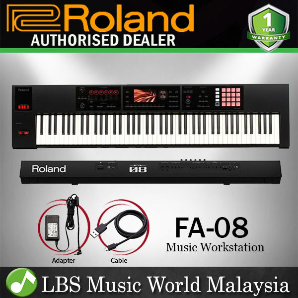 Roland FA-08 88 Key Music Workstation Keyboard Ivory Feel-G (FA08 FA 08) | Lazada