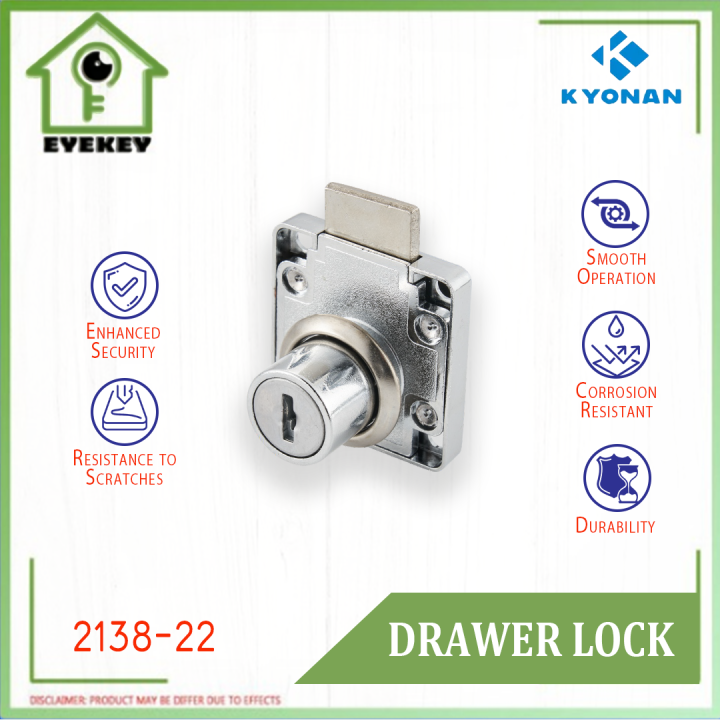KYONAN 2138 DRAWER LOCK CABINET LOCK (4PCS) MACDESIGN HOME (OFFICIAL ...