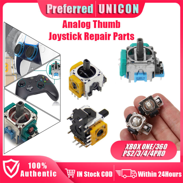 1Pcs 3D Analog joystick Stick Game controller parts replacement for PS2 ...