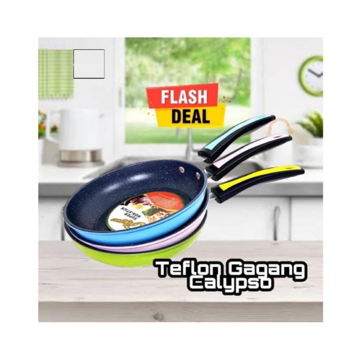 TEPLON CALYPSO 20CM 22CM 24CM / FRYPAN WAJAN PENGGORENGAN ANTI LENGKET ...