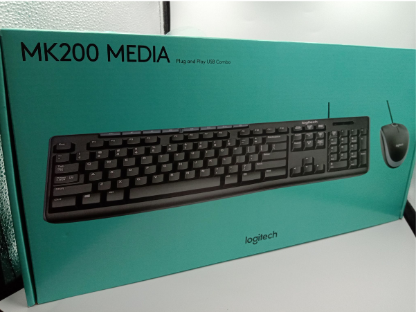 LOGITECH Fashion Classic Desktop Combo Set Keyboard and Mouse Wired ...