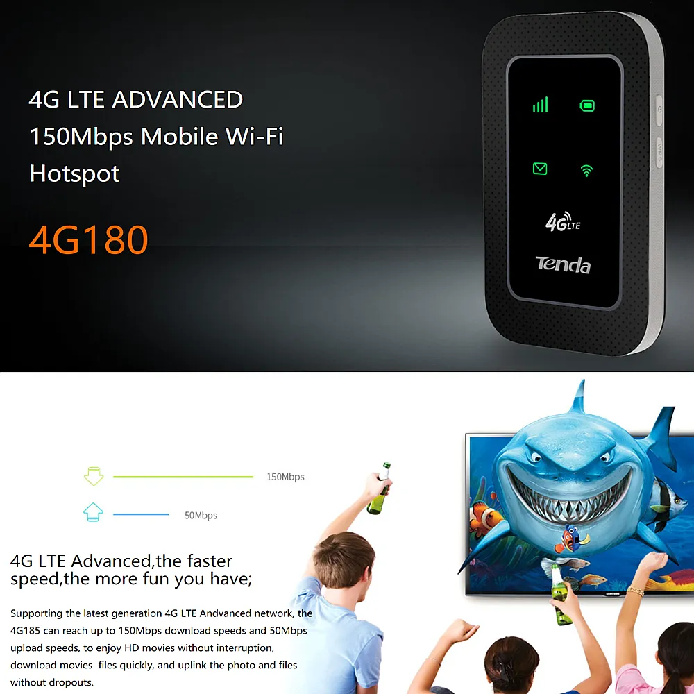 Ryoko Pro Portable Wifi 4G 5G LTE WiFi Mobile Hotspot, 300Mbps, Portable Travel WiFi Mobile Wifi