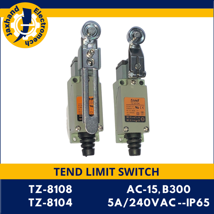 Limit Switch 5A, AC250V, Model: TZ-8108 / TZ-8104, AC-15 R300, IP65 | Lazada PH