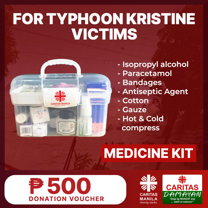 Typhoon Kristine Donation Voucher - Medicine Kit | Lazada PH