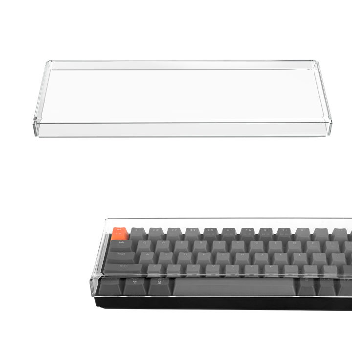 Geekria Tenkeyless TKL Keyboard Dust Cover, Clear Acrylic Keyboard ...