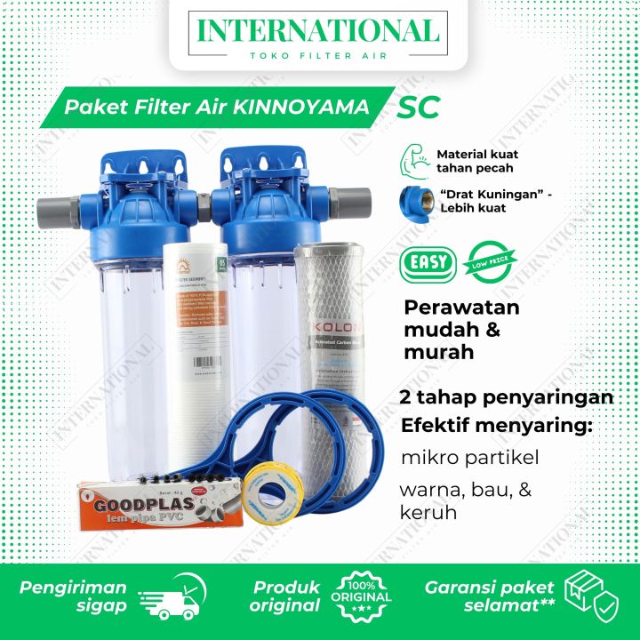 Filter Air Sumur Tanah Lengkap 1 Set / Penyaring Air Filter Jernih ...
