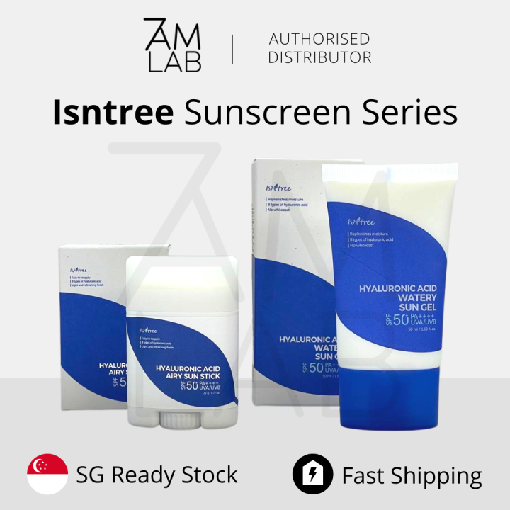 (SG Stock) Isntree Hyaluronic Acid Watery Sun Gel 50ml / Hyaluronic ...