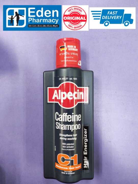 Dr. Wolf Alpecin Caffeine Shampoo ( 1 x 375ml ) / ( 2 x 375ml ...