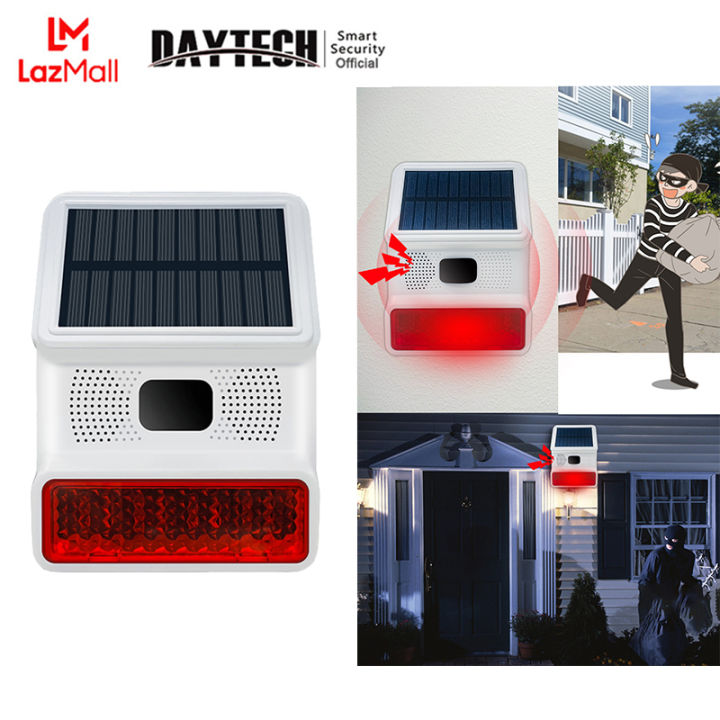 DAYTECH สัญญาณกันขโมย โซล่าเซล สัญญาณเตือน กริ่งฉุกเฉิน กริ่งบ้านไฟฟ้า ...