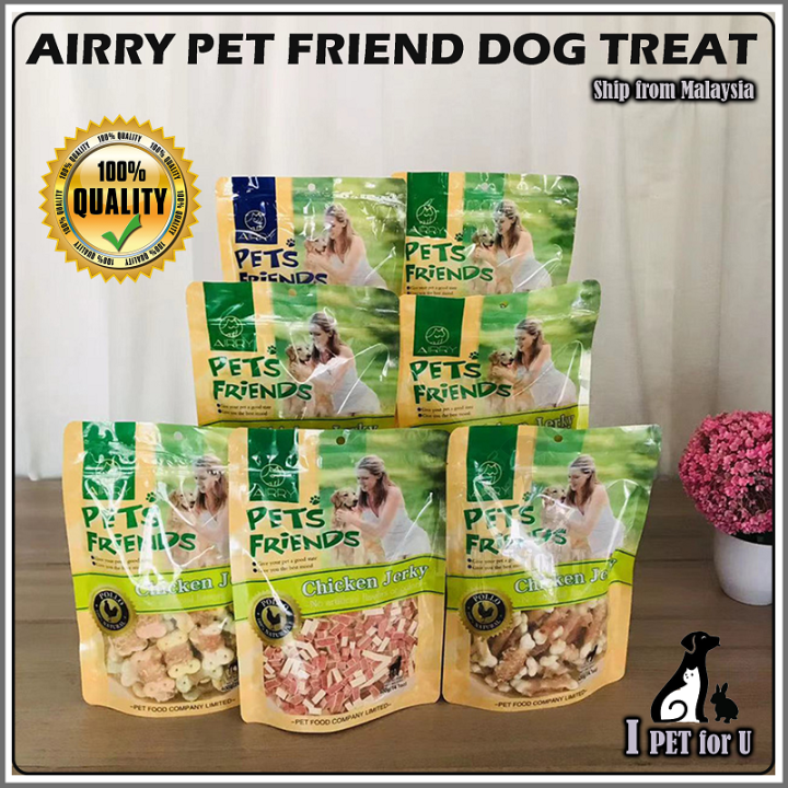 AIRRY - Pets Friends Dog Treats 【Ready Stock】宠物零食 - 鸡肉、鸭肉，切片、圆片，条形 | Lazada