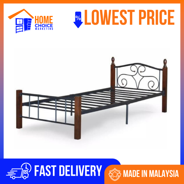 [BEST SELLER] JIT-BQ36 BED FRAME SINGLE 36x75 Home Choice Mktg. | Lazada PH