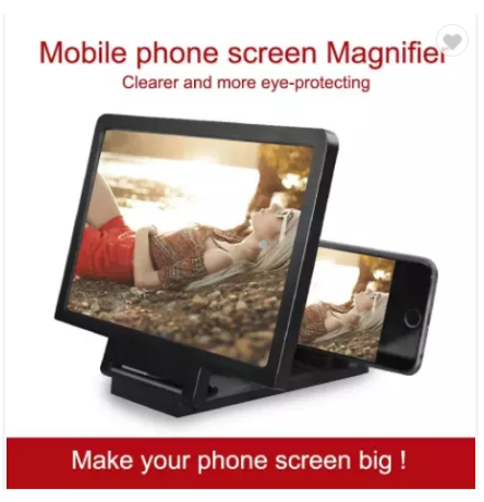 3D Phone Screen Amplifier Mobile Portable Universal Screen Magnifier ...