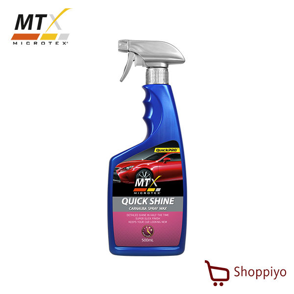 Microtex MTX Carnauba Spray Wax Quick Shine 500ml | Lazada PH