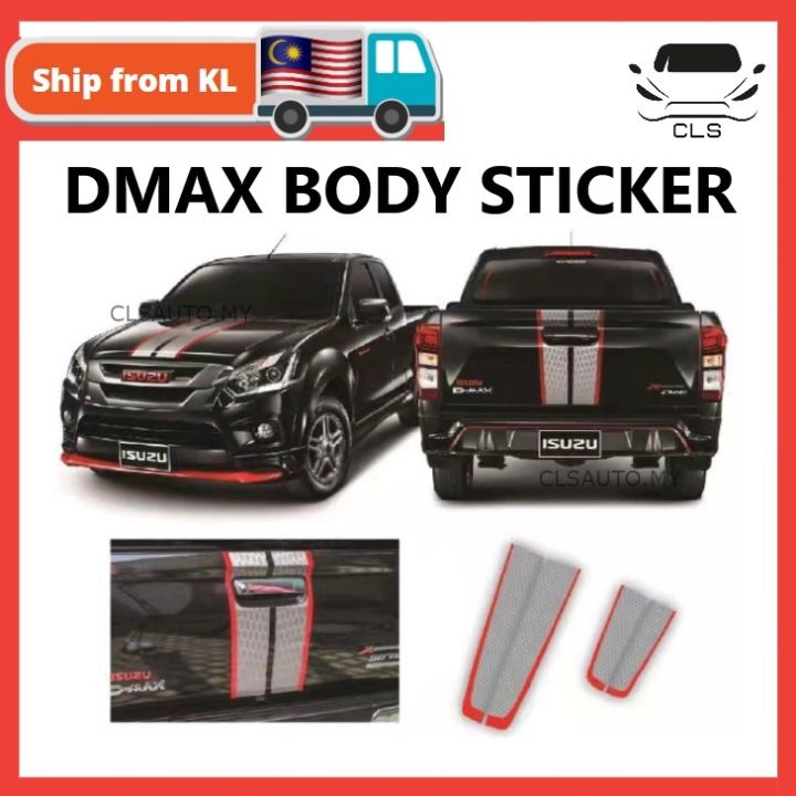 ISUZU DMAX Car Sticker Body Side Front Rear Decal - DMAX 02 | Lazada