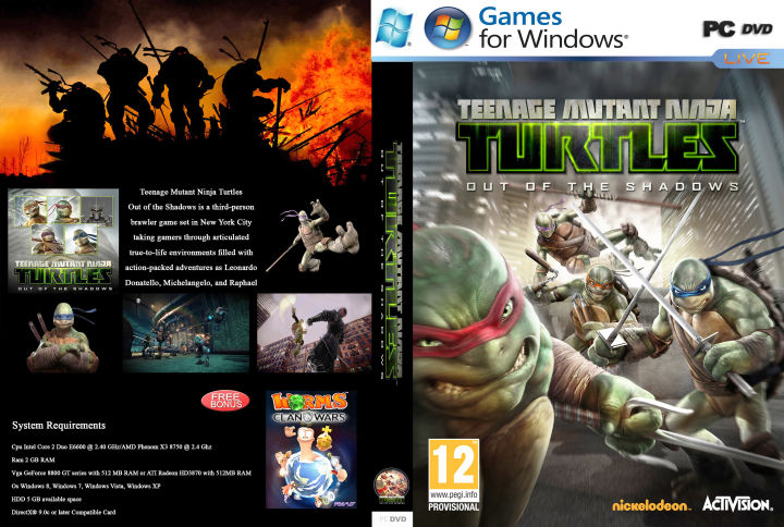 Teenage Mutant Ninja Turtles™: Out of the Shadows PC GAME [Offline ...