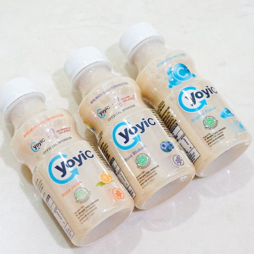 Yoyic Susu Fermentasi Yoghurt Original Orange Blueberry 130mL | Lazada ...