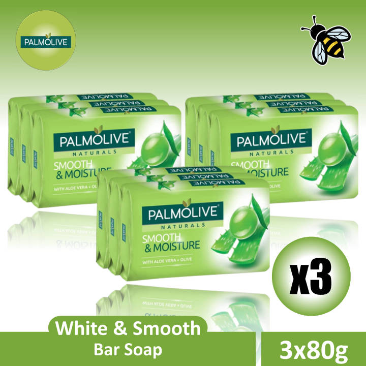 Palmolive Naturals Bar Soap Smooth & Moisture 80gx3 (Bundle Of 3) | Lazada