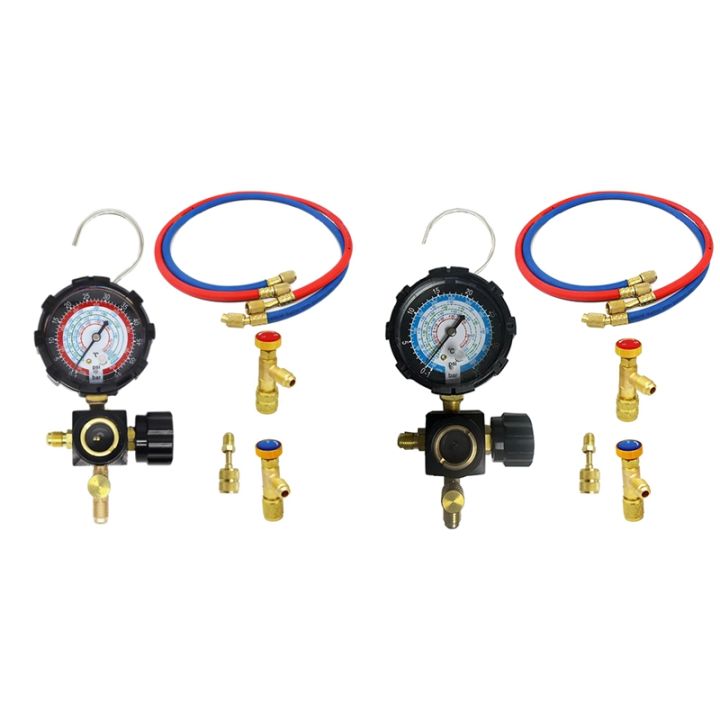 (SPVH) R134A Low Side Pressure Gauge R410A R22 R404A Single Manifold Gauge for Air Condition ...