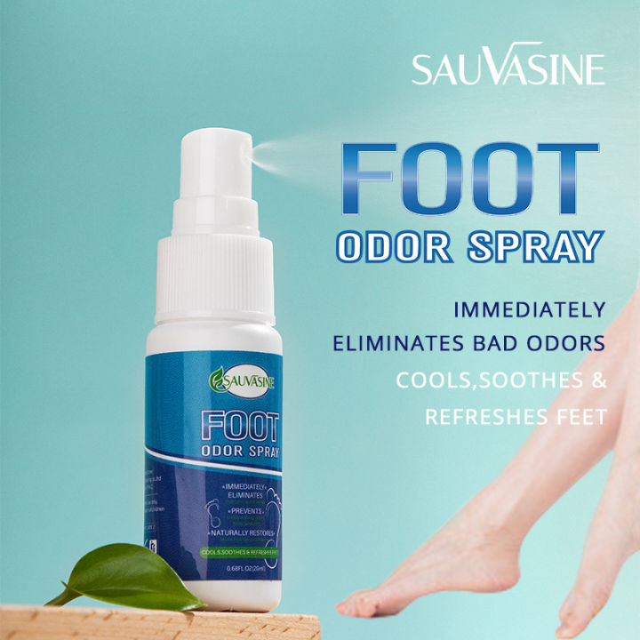 💖【KZ】SAUVASINE Foot Cleansing Spray Effective deodorization refreshes ...