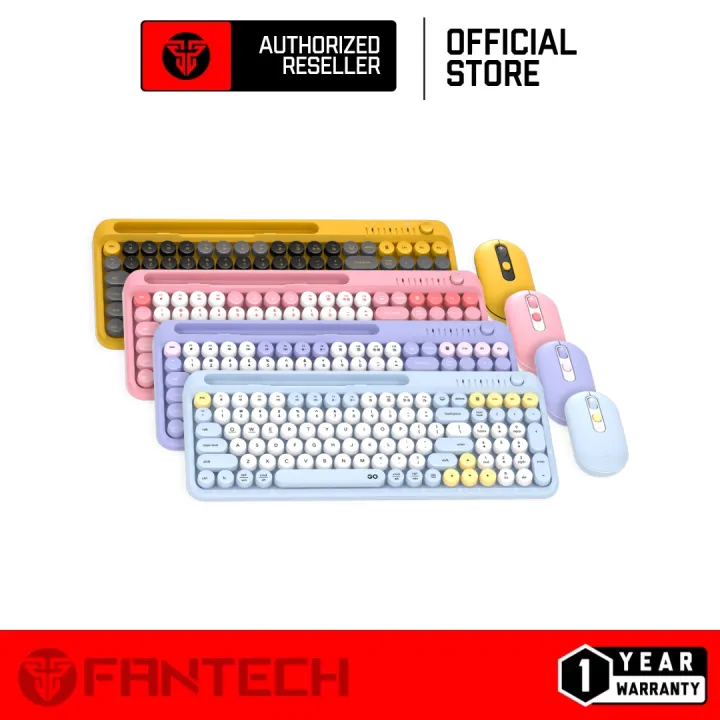 Fantech MOCHI 80Keys WK897 101Keys WK899 Wireless Keyboard Mouse Combo ...