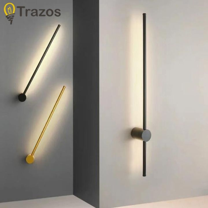 Modern LED Wall Lights 6W 9W 12W 20W long strip wall lights sconces ...