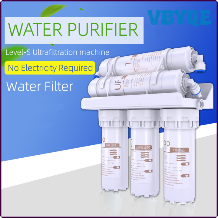 VBYQE 3+2 Water Filter System 5 Stages Drinking Water Filter System ...