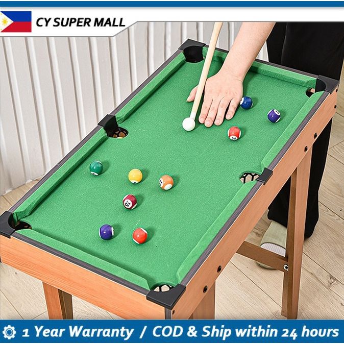 【PH】27x14 inches Mini billiard Table for Kids wooden with tall feet ...