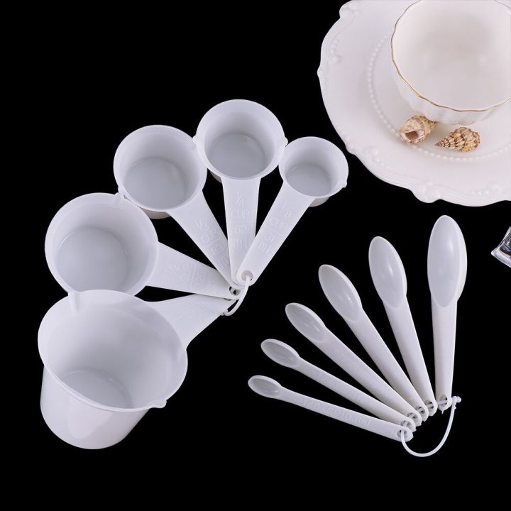 11-in-1 Plastic Measuring Cups & Spoon Set Professional Lightweight COD ...