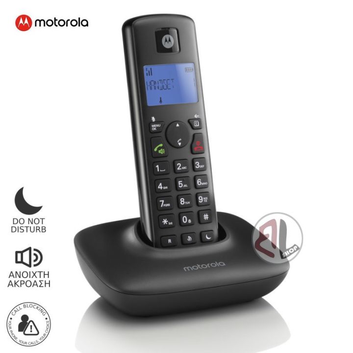 Motorola T401+ Wireless Cordless phone with call blocking, do not ...