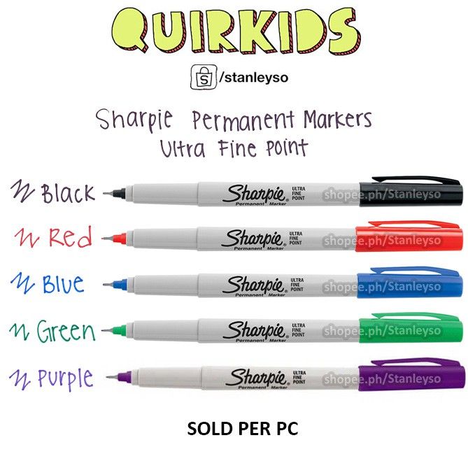COD Sharpie ULTRA Fine Point Permanent Pen Marker Ultrafine | Lazada PH