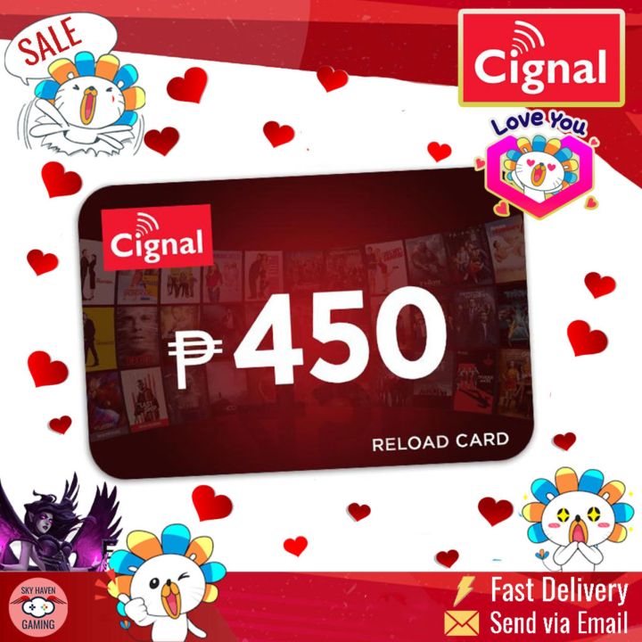 Cignal Load 450 Prepaid Card | Lazada PH