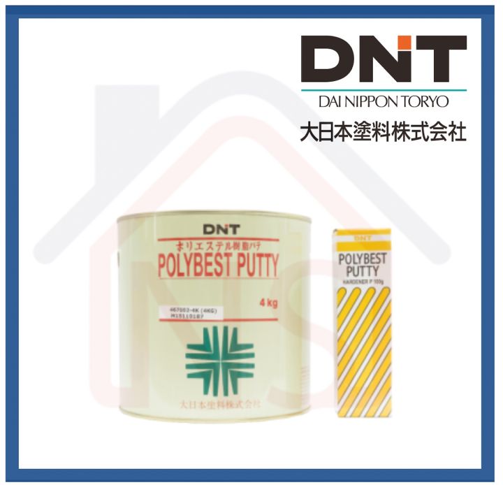 DNT Polybest Putty 3kg c/w Hardener / Metal Putty (MADE IN JAPAN ...