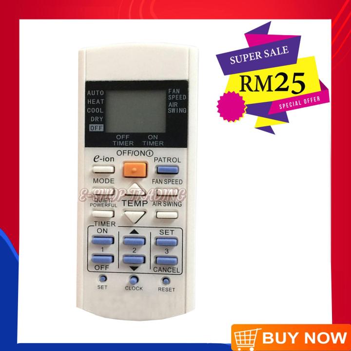 A75C3225 PANASONIC AIR CONDITIONING REMOTE CONTROL | Lazada