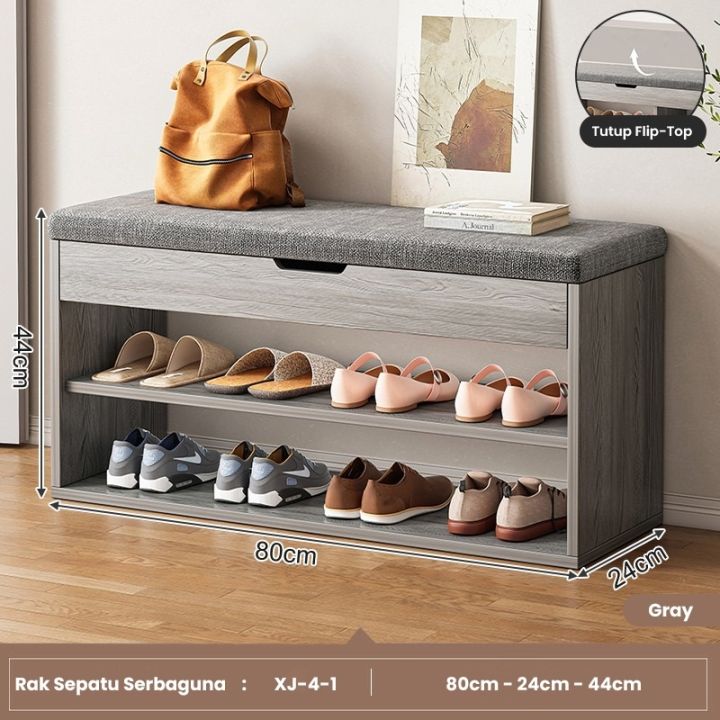 Rak Sepatu Susun Lemari Sepatu Kayu Minimalis Lemari Sepatu Rak Sepatu ...