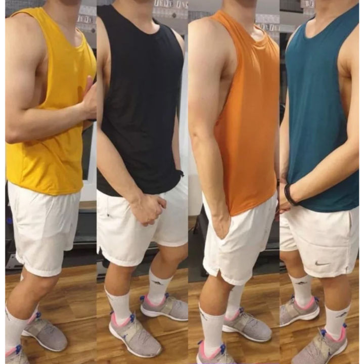 Muscle Tee Plain Sando for Men | Lazada PH